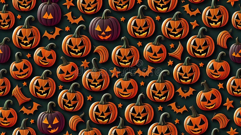 Pumpkin Patterns Pattern Halloween Wallpaper Desktop Background High ...