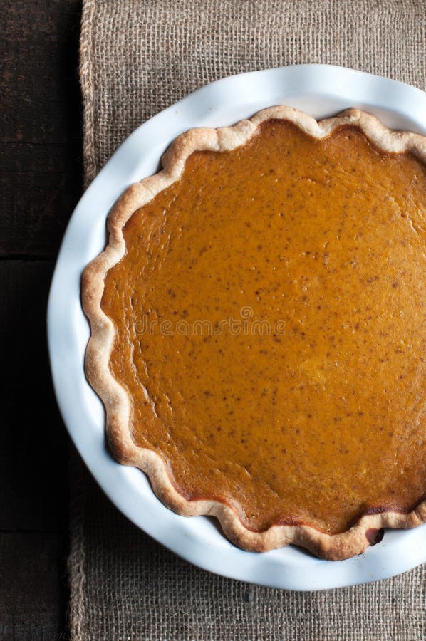 Pumpkin Pie stock image. Image of dessert, dish, spices - 46883189