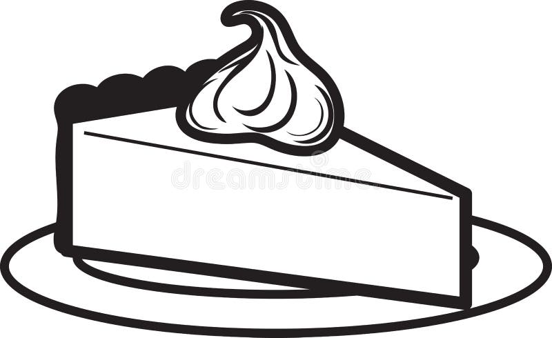 Pumpkin pie slice icon stock vector. Illustration of slice - 130553497