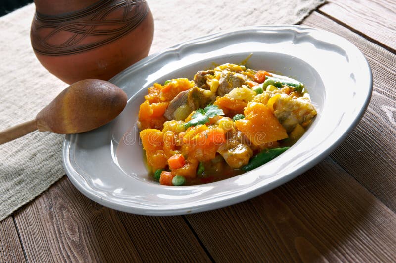 Pumpkin pork stew stock photo. Image of orange, ragout - 62390088