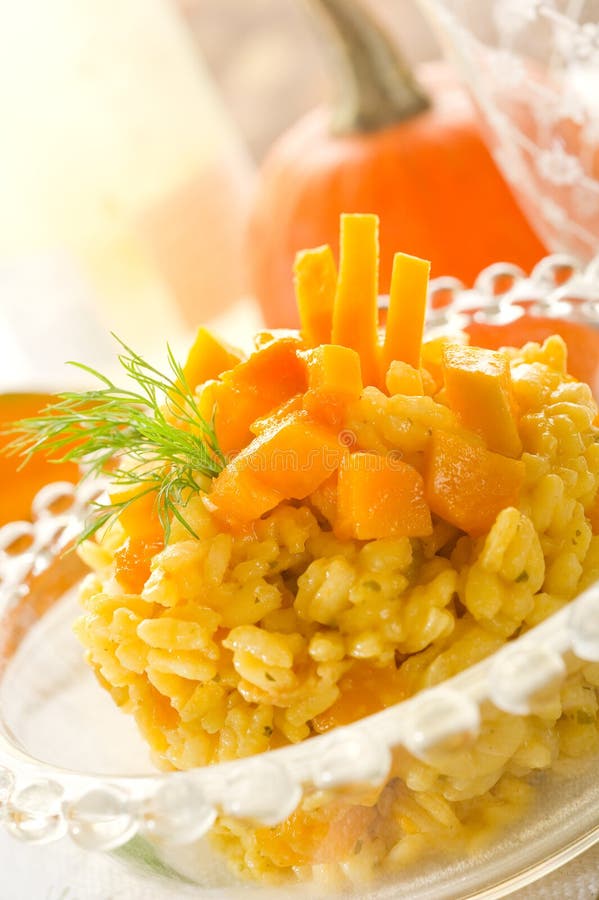Pumpkin risotto stock photo. Image of parmesan, lunch - 20444008