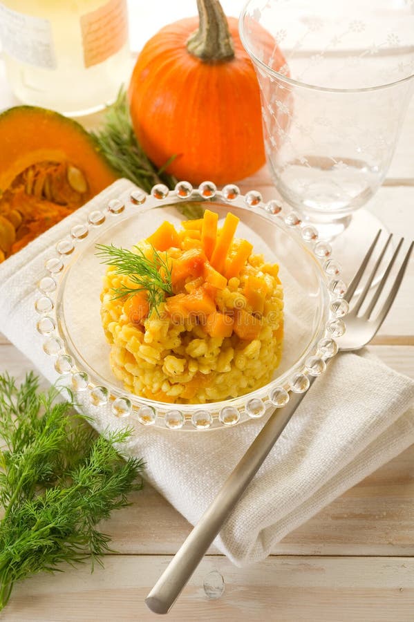 Pumpkin risotto stock photo. Image of autumn, gourmet - 16922480