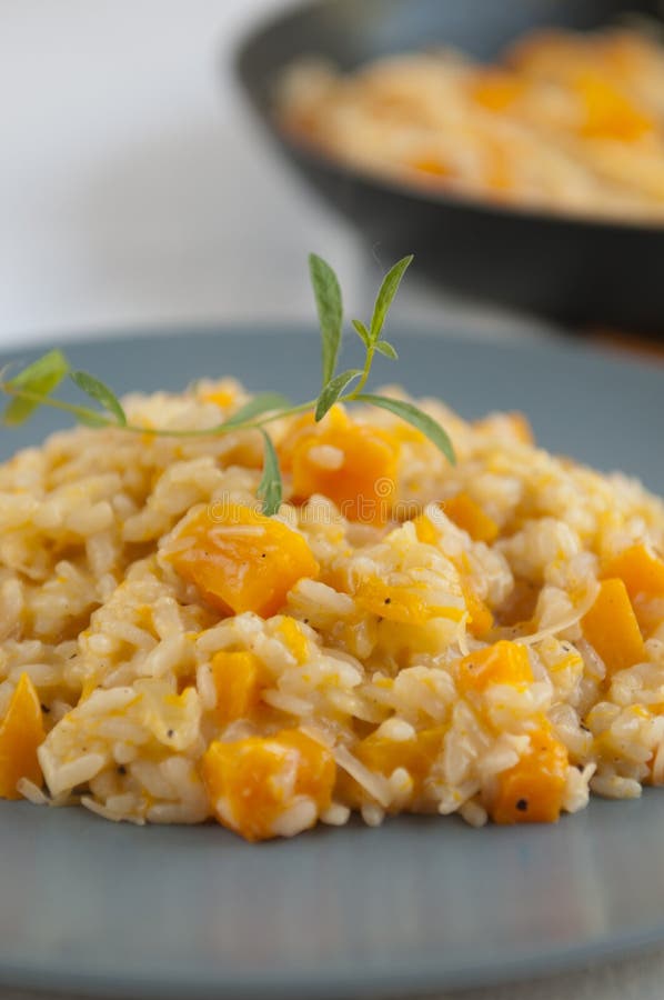 Pumpkin Risotto stock image. Image of risotto, italian - 21511203