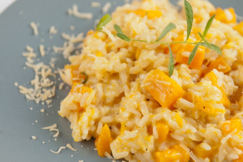 Pumpkin risotto stock photo. Image of parmesan, lunch - 20444008