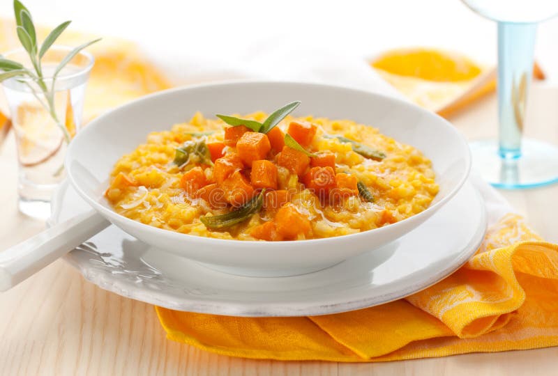Pumpkin risotto stock photo. Image of parmesan, lunch - 20444008