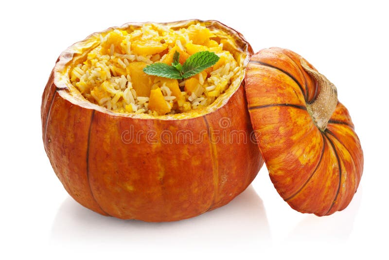 Pumpkin risotto stock image. Image of orange, lunch, traditional - 33383633