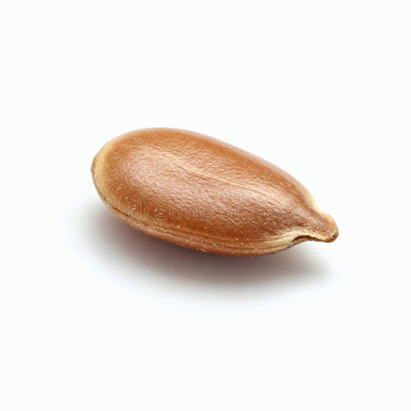 Pumpkin Seed Isolated on White Background Front View Stock Illustration ...