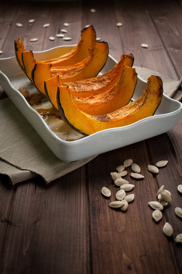 Pumpkin slice baked stock photo. Image of baked, vegetables - 27627928