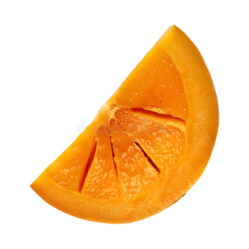Pumpkin Slice on Transparent Background - Ai Generated Stock ...
