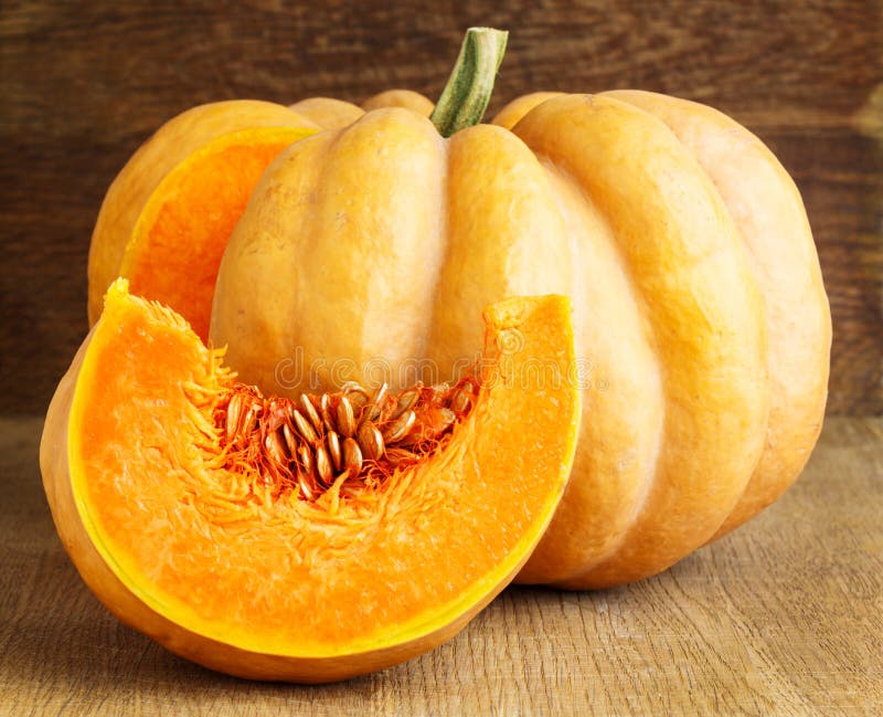 Pumpkin with slice stock image. Image of november, october - 43061423