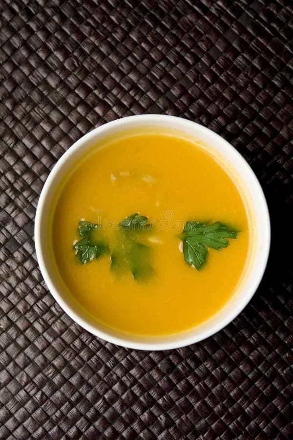 Pumpkin soup stock photo. Image of soup, liquid, entree - 12820940