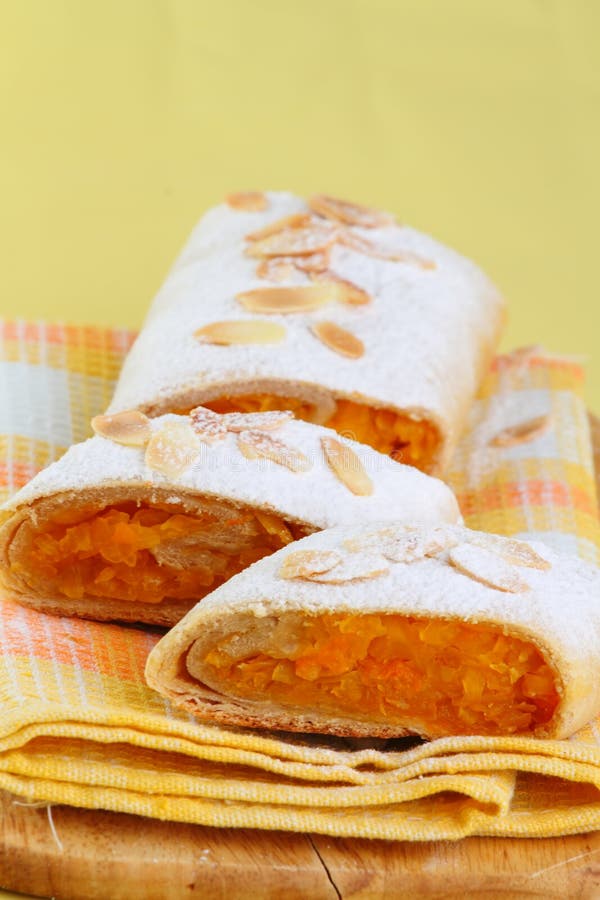 Pumpkin strudel stock image. Image of cuisine, gourmet - 27030599