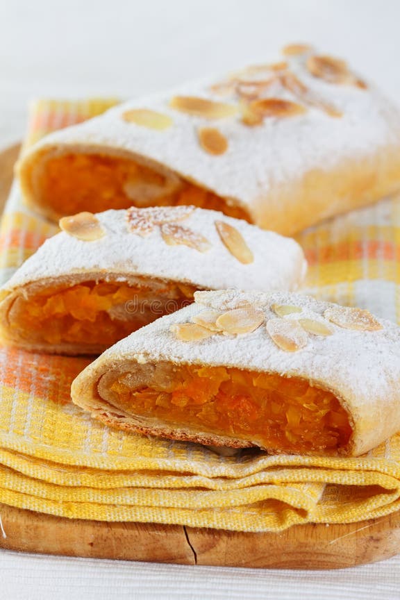 Pumpkin strudel stock photo. Image of cake, traditional - 27030636