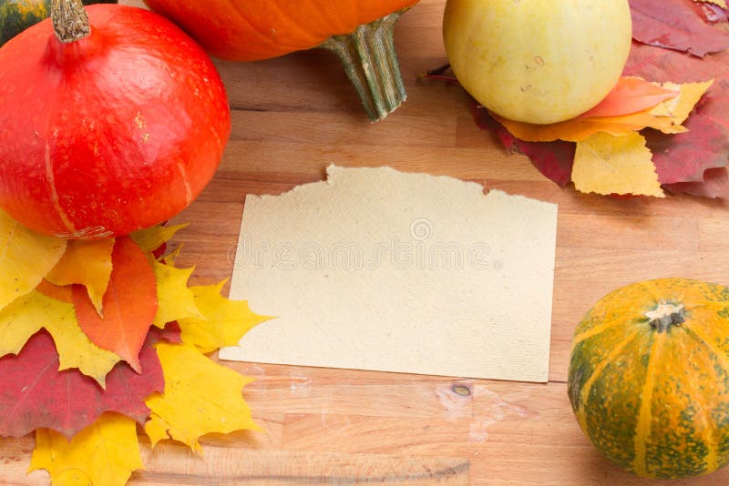 Pumpkin on table stock image. Image of halloween, healthy - 43024695