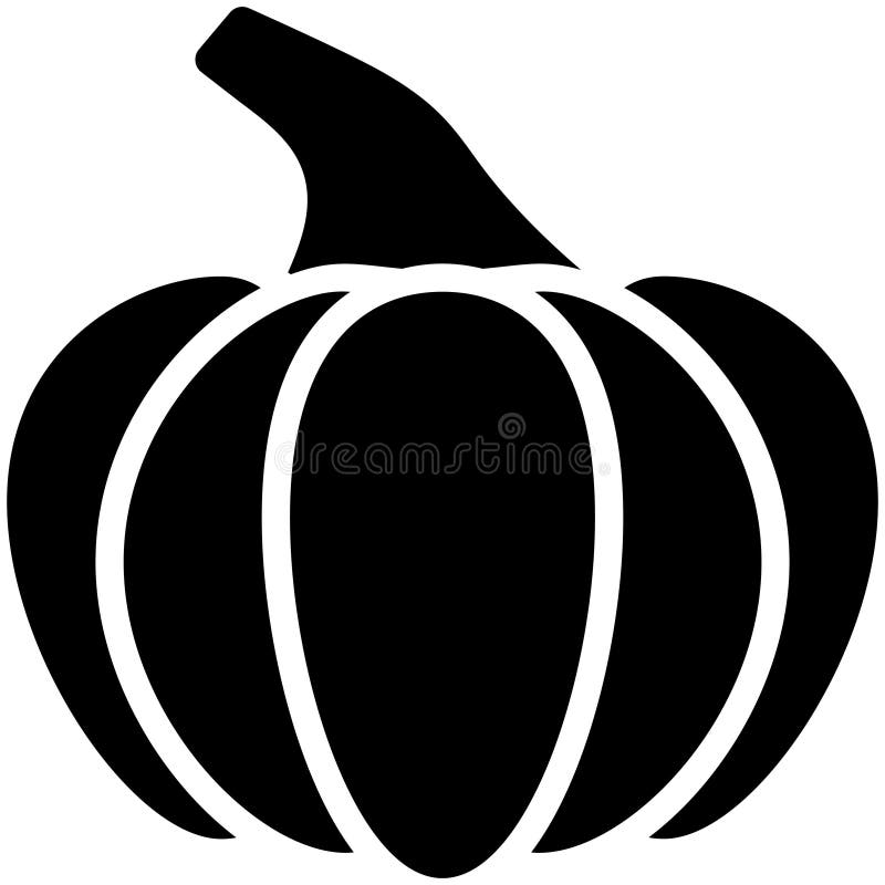 Pumpkin Vector Glyph Icon. Modern Glyph Symbols. Collection of ...