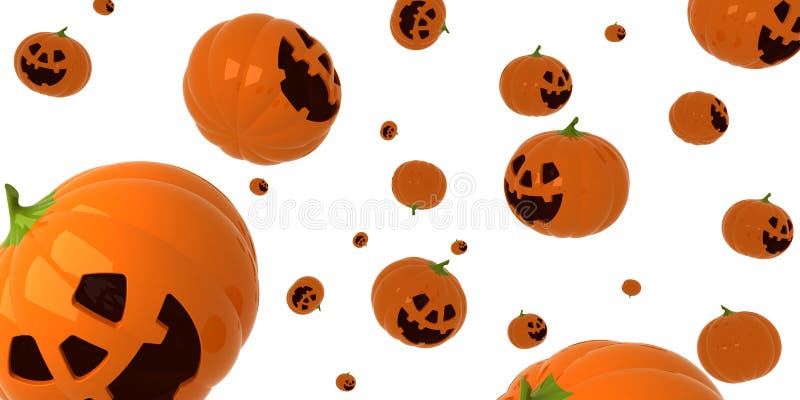 Pumpkins rain stock illustration. Illustration of vegetable - 3288675