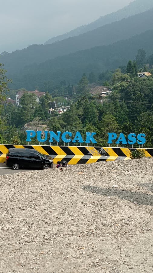 The Puncak Pass Monument in Bogor Editorial Stock Image - Image of ...