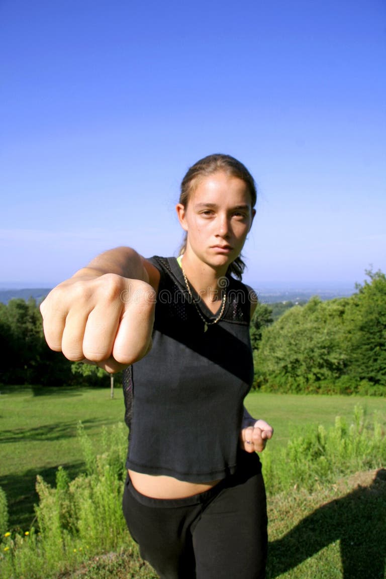 447 Woman Punch Air Stock Photos - Free & Royalty-Free Stock Photos ...