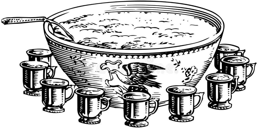 Punch Bowl Stock Illustrations – 1,404 Punch Bowl Stock Illustrations ...