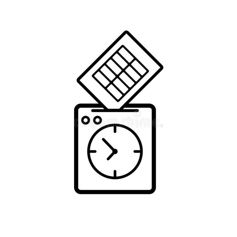 Punch Clock Stock Illustrations – 502 Punch Clock Stock Illustrations ...