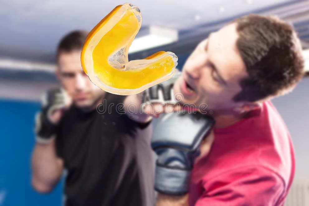 Punch in the Face during Martial Art Training Stock Photo - Image of ...