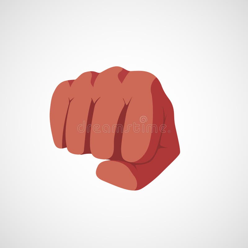 Punch fist vector stock vector. Illustration of freedom - 93005517