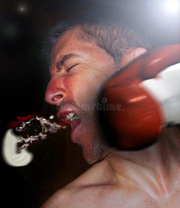 Punch impact stock photo. Image of blow, sports, saliva - 15531546