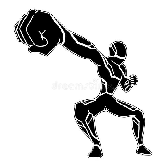 Punch robot stock vector. Illustration of army, battle - 47021531