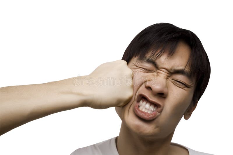 Punch you stock photo. Image of fist, action, funny, chinese - 12647646