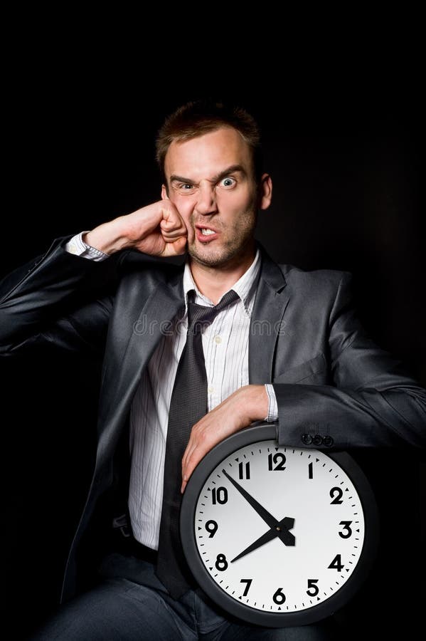 Punched businessman stock image. Image of human, fired - 14647537