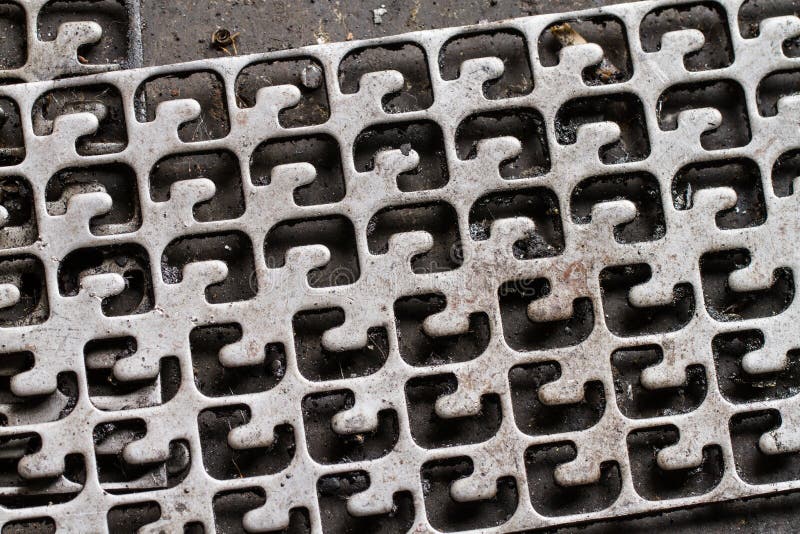 Punched Steel Flat Bar, Stark Metal Strips with Holes, Stack of ...