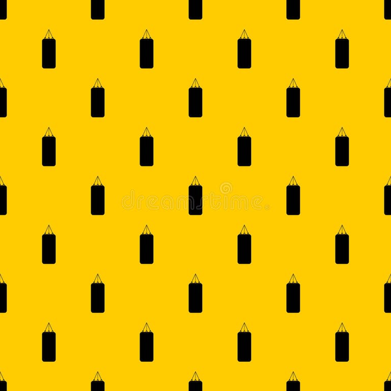 Punching Bag for Boxing Pattern Vector Stock Vector - Illustration of ...