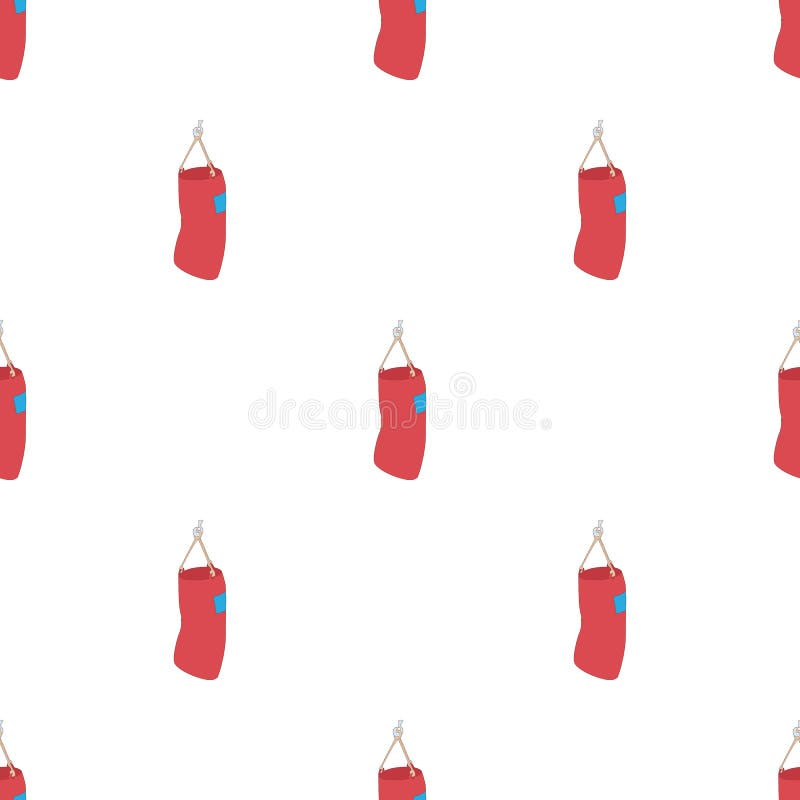 Punching Bag Pattern Seamless Vector Stock Illustration - Illustration ...