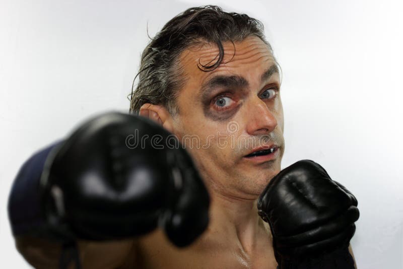 Punching straight right stock image. Image of gloves - 27622893