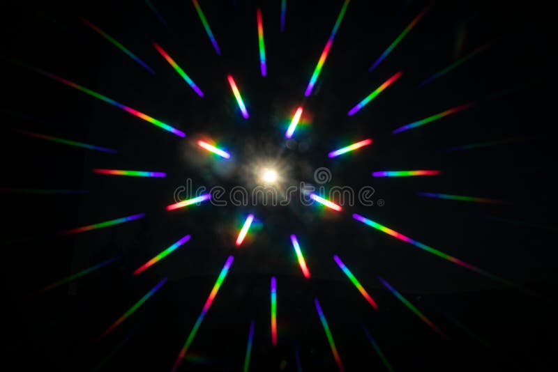 Punctiform Light Source Reflects the Colors Stock Image - Image of ...