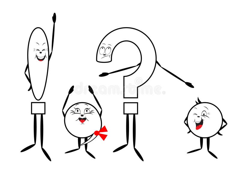 Punctuation marks icons stock vector. Illustration of element - 35263920