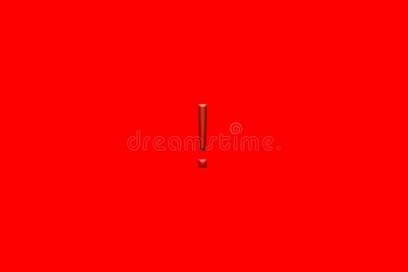 Punctuation Marks on a Red Background Stock Illustration - Illustration ...