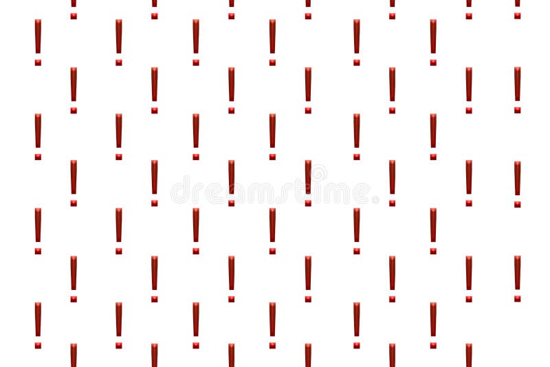 Punctuation Marks on a White Background Stock Illustration ...