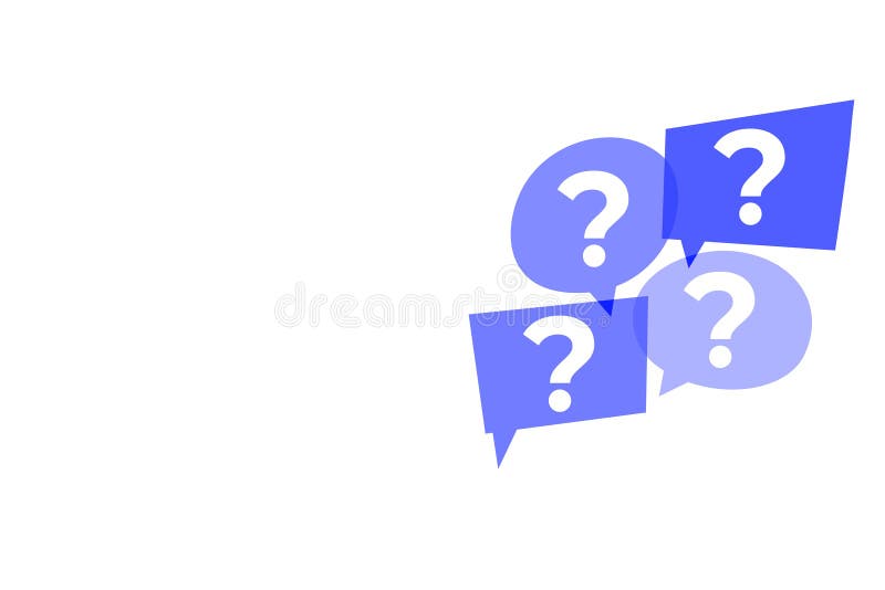 Punctuation - Question Marks Stock Illustration - Illustration of ...