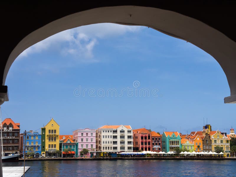 Punda image éditorial. Image du horizontal, antilles - 45769575