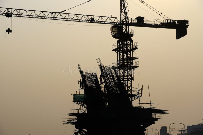 Pune, India - 06 December 2022, Construction of Pune Metro Bridge for ...