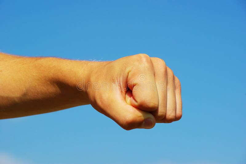 Punho ao punho foto de stock. Imagem de caucasiano, branco - 16782016