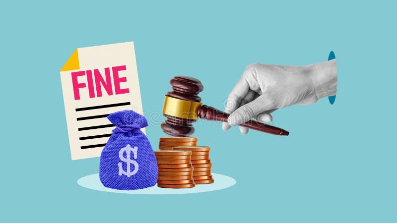 Punishment for Crimes, Violations and Economic Penalties. Letter with a ...