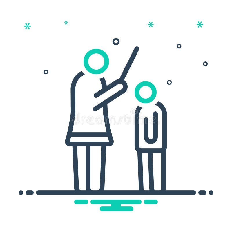 Mix Icon for Punishment, Beating and Penalizing Stock Vector ...