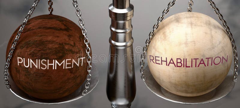 Punishment or Rehabilitation - Weighing Two Choices, Available Options Stock Photo - Image of ...