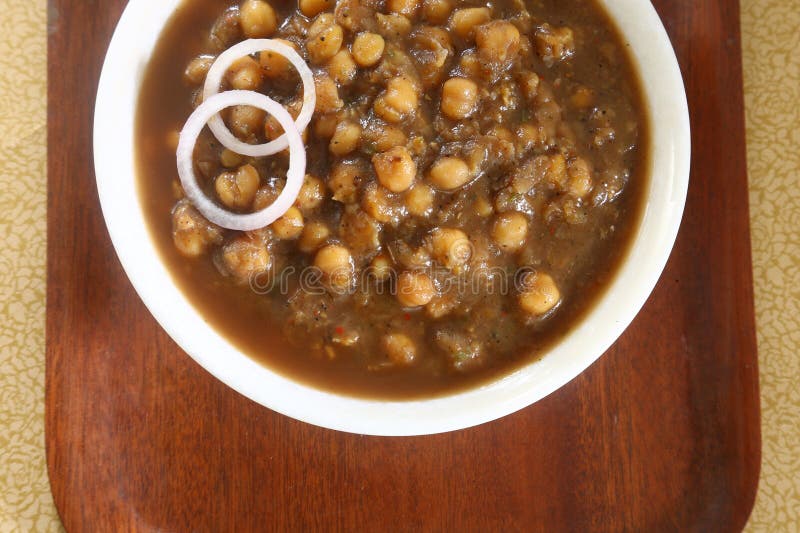 Punjabi Chole or Chole Masala, Indian Dish Stock Image - Image of ...