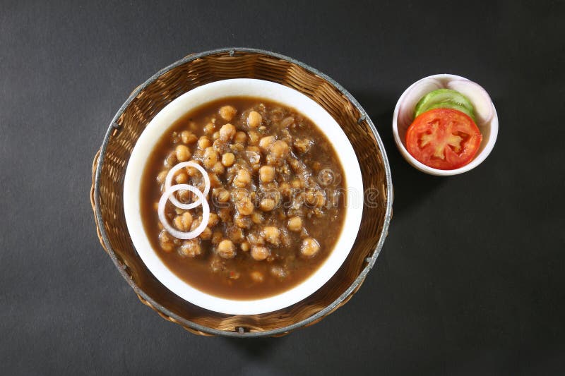 Punjabi Chole or Chole Masala, Indian Dish Stock Photo - Image of dish ...