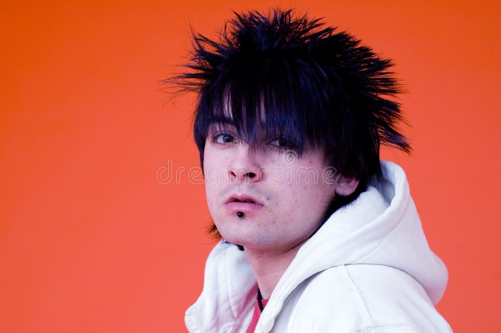 Punk stock image. Image of spiked, orange, depressed, rebellious - 1957805