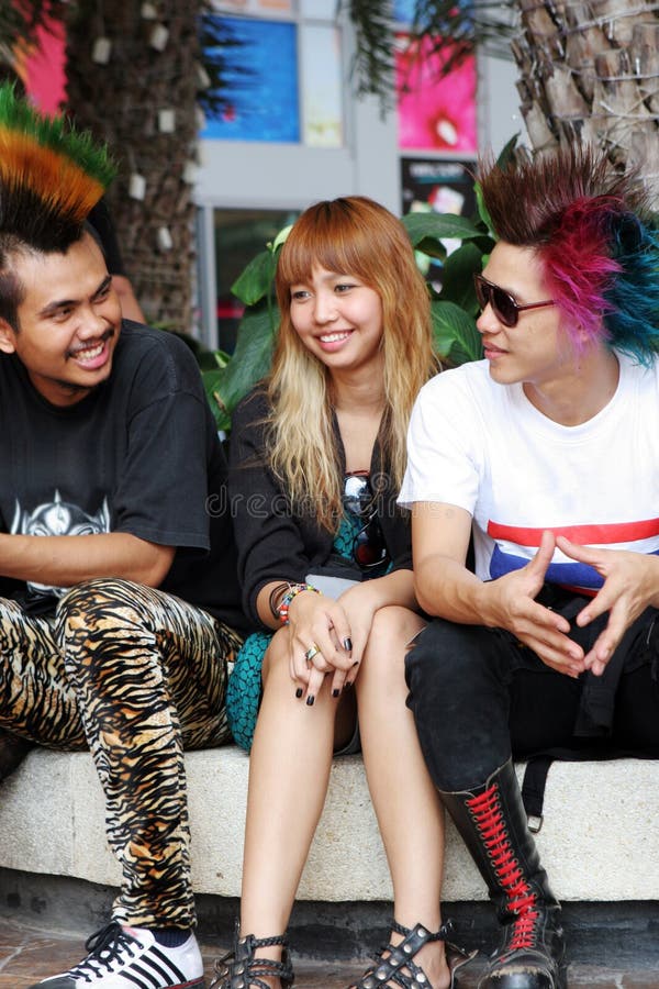 Punk style stock image. Image of gorgeous, diversity, alternative - 5071733
