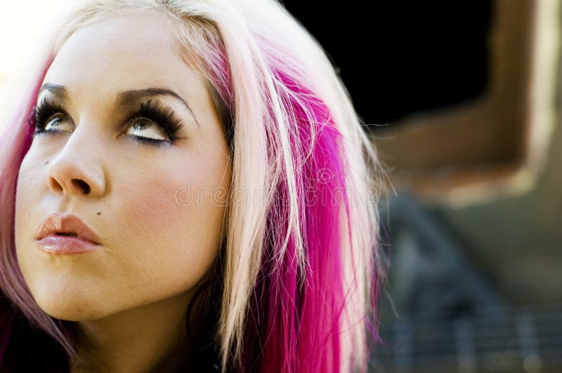 Punk Fashion Model stock image. Image of cute, gothic - 3955159